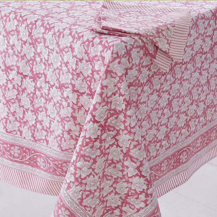 Hand Blocked Cotton Tablecloths - DINING