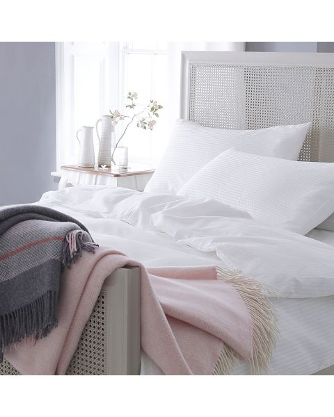 White seersucker bedding store