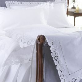 Whitework Embroidered Bed Linen